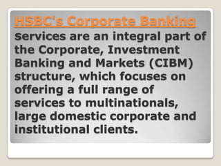 Hsbc Corporate Banking | PPSX