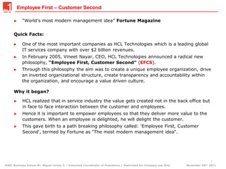 HSBC Employee First Customer Second 2011 | PPT