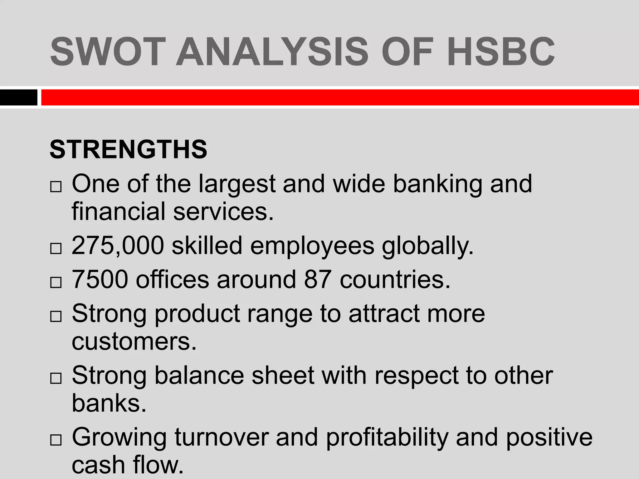 HSBC Project or Presentation | PPTX