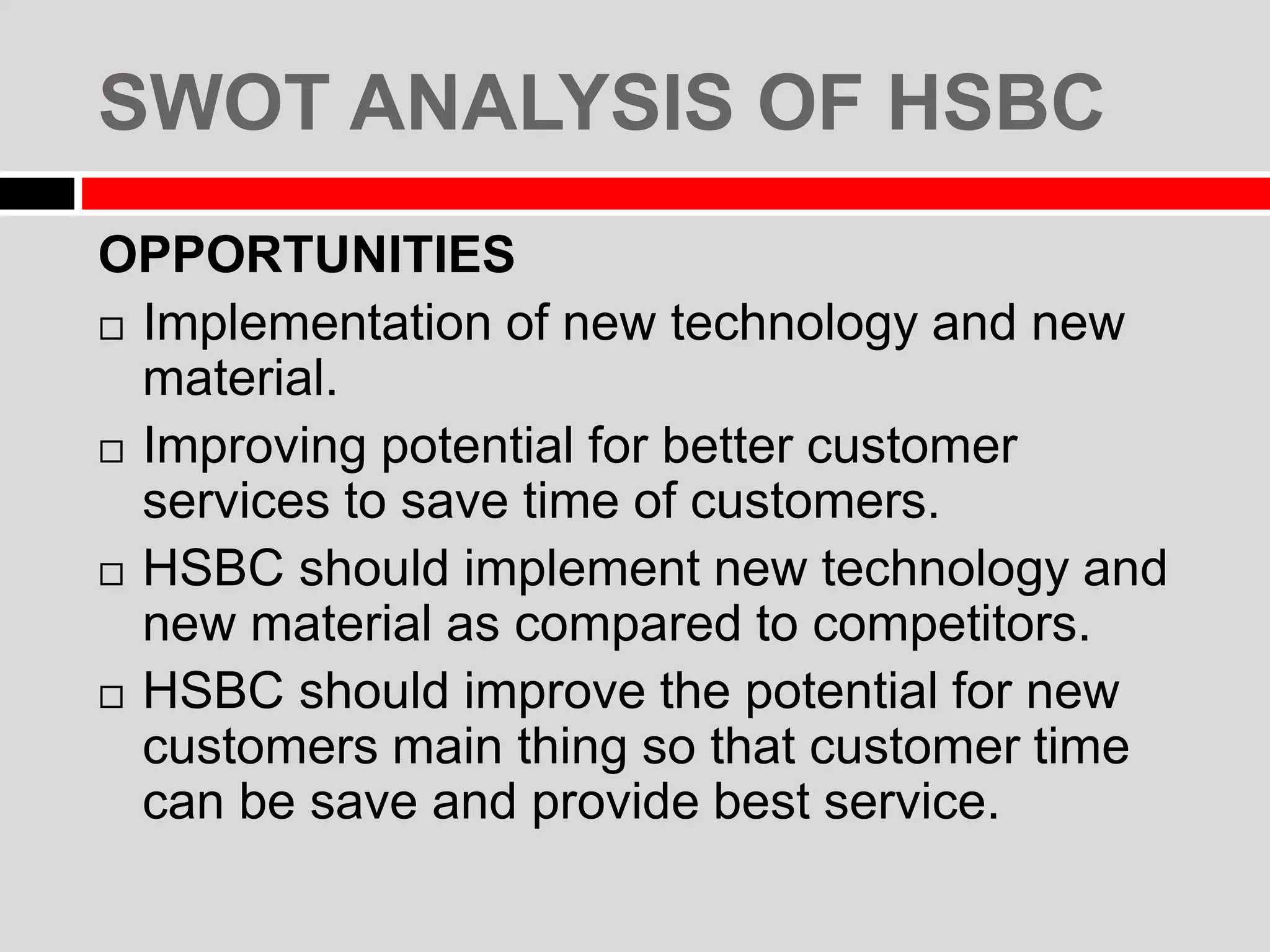HSBC Project or Presentation | PPTX