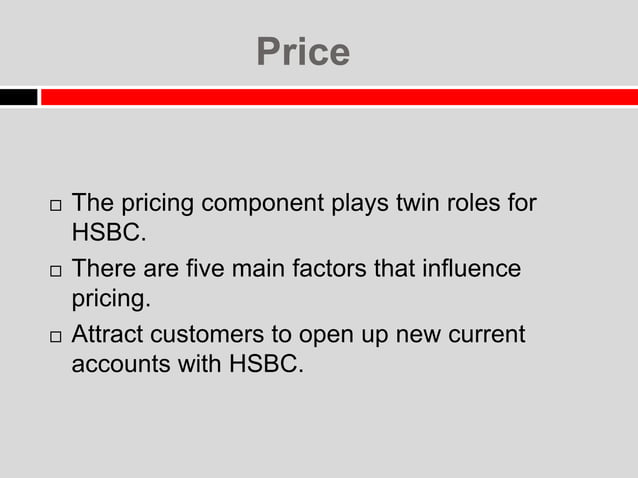 HSBC Project or Presentation | PPTX
