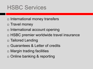 HSBC Project or Presentation | PPTX