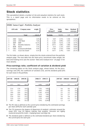 HSBC Portfolio Risk Analyser | PDF | Stocks and Bonds | Personal Investing