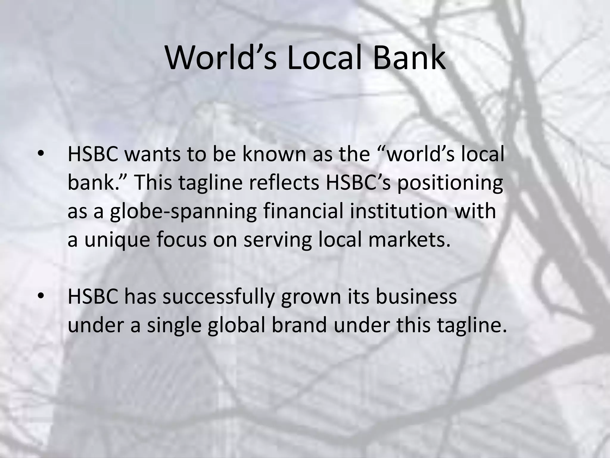 HSBC Pesentation | PPTX