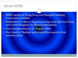 HSBC Pesentation | PPT