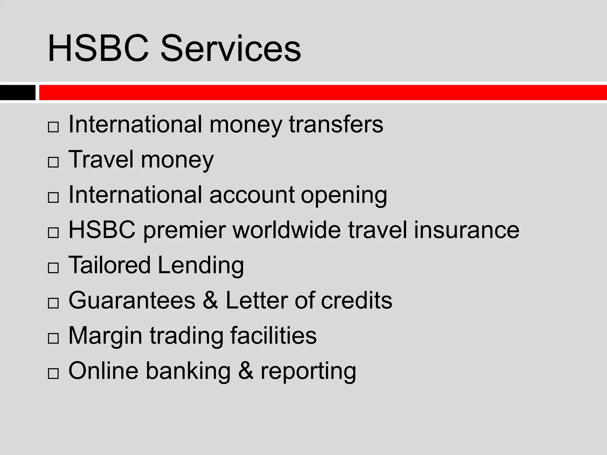 Introduction To HSBC | PPTX