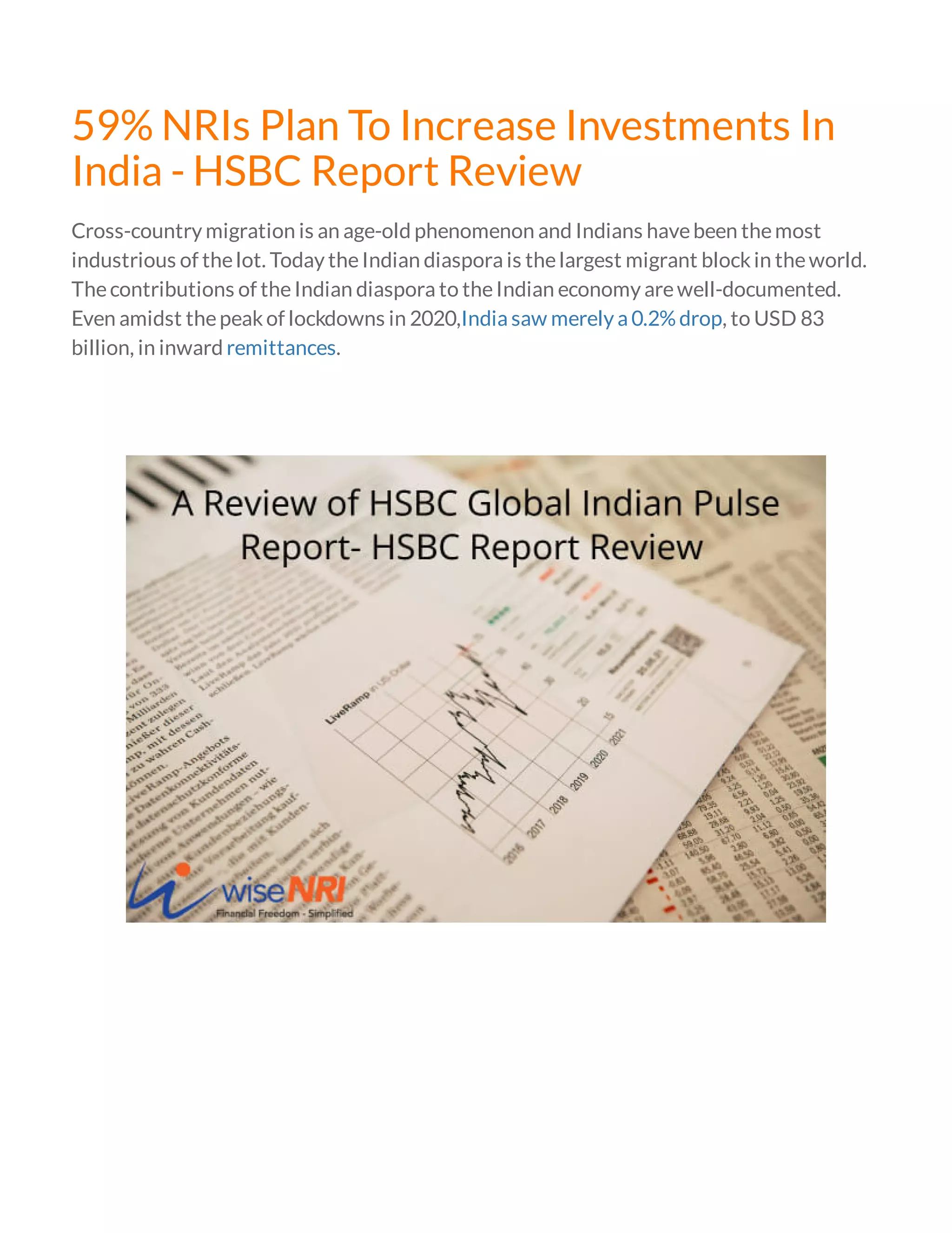 HSBC Report Review | PDF