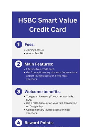 HSBC Smart Value Credit Card | DOC