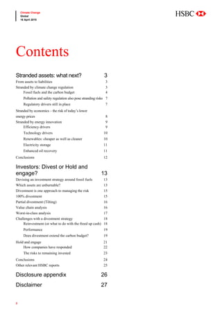 HSBC Report: Stranded assets - what's next? | PDF