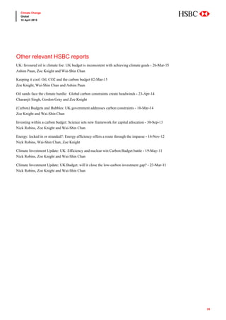 HSBC Report: Stranded assets - what's next? | PDF