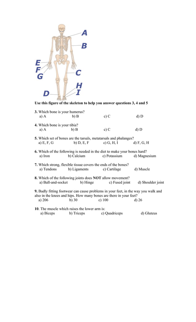 HSB Multiplechoice Questions (CSEC 2016) | DOC | Biological Sciences ...