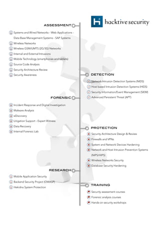 Hacktive Security - Ethical Hacking Services | PDF