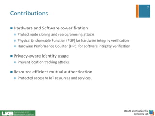 HSC-IoT: A Hardware and Software Co-Verification based Authentication ...