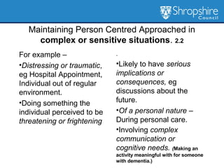 HSC 036 Person Centred Approaches | PPT