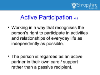 HSC 036 Person Centred Approaches | PPT