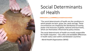 HSC 201 Lecture 1 - Introduction to Health Determinants.pptx