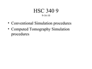 Hsc 340 9 16 | PPT