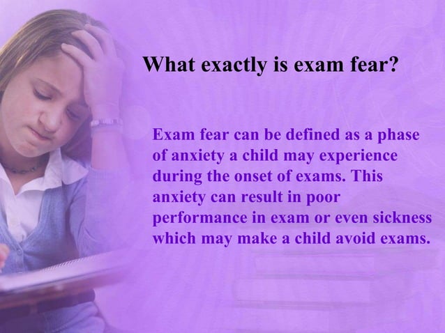 Examination fear | PPT