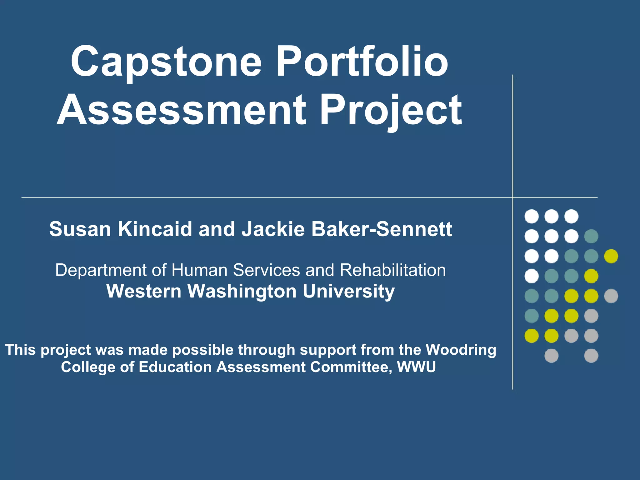 Capstone Assessment Project | PPT