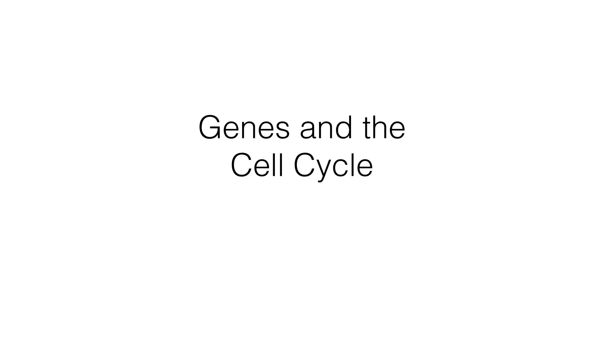 Hsc biology 3.1: genes, mitosis, cell differentiation and ...