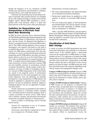 CTG CĂN BẢN TRONG THỰC HÀNH SẢN KHOA ACOG 2009 | PDF