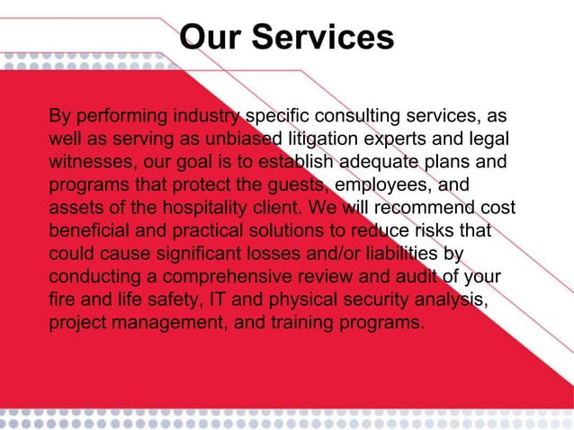 HSCG - Who We Are - What We Do | PPTX