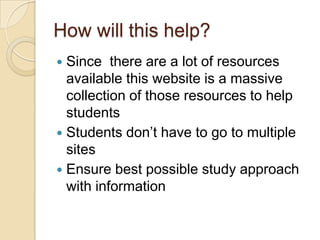 Hsc Helper Website | PPTX
