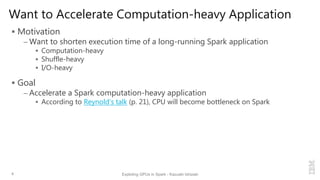 Exploiting GPUs in Spark | PPT