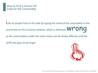 The Administration of Hs Classification in China | PPT