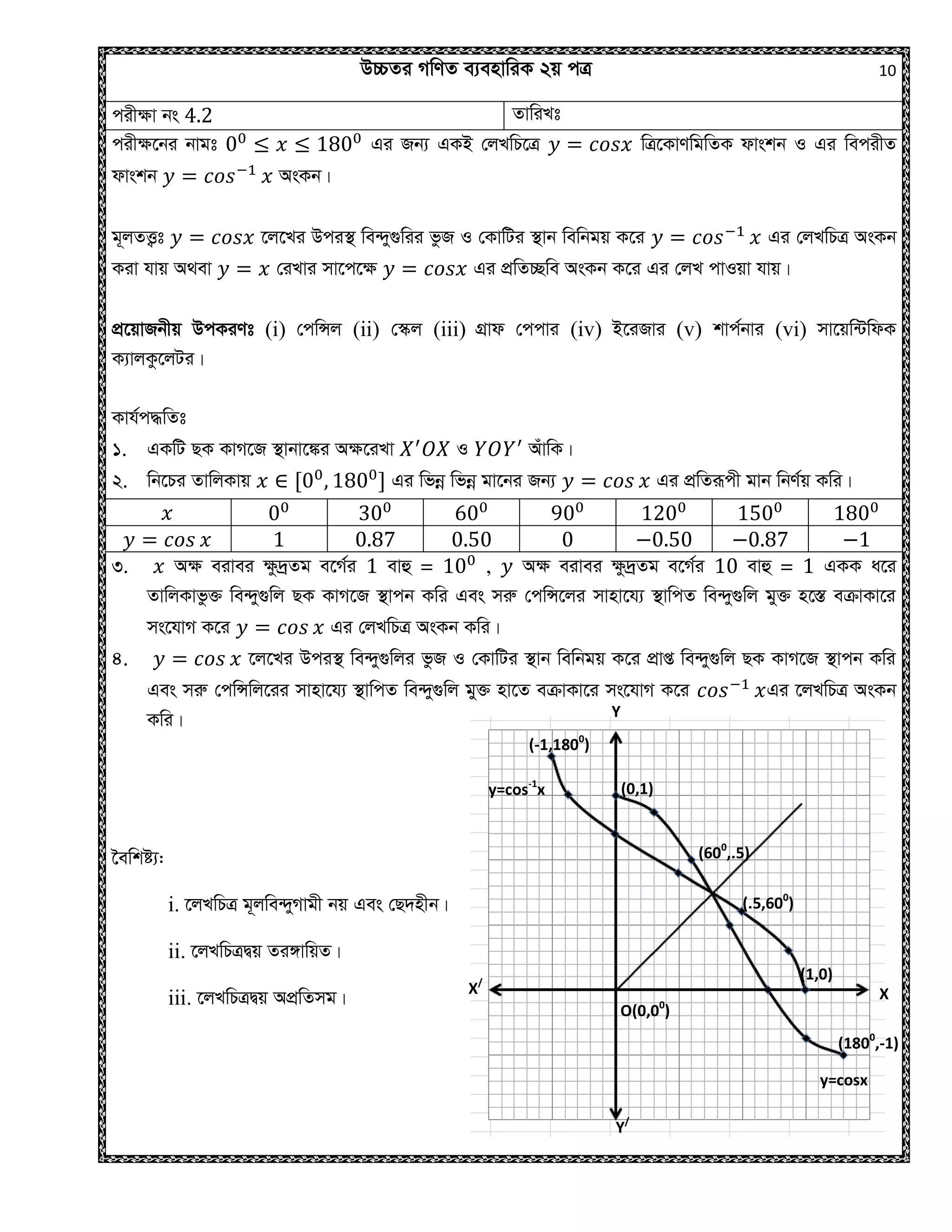 Hsc math practical 2nd paper2015 wg0 | PDF