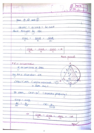 HSC Maths Important Theorems .pdf HSC Maths Important Theorems | PDF