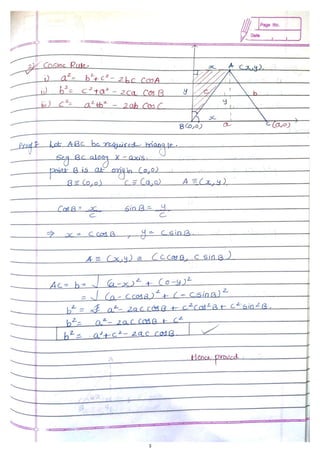 HSC Maths Important Theorems .pdf HSC Maths Important Theorems | PDF