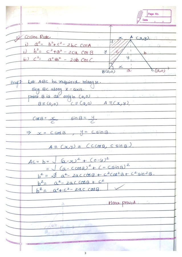 HSC Maths Important Theorems .pdf HSC Maths Important Theorems | PDF