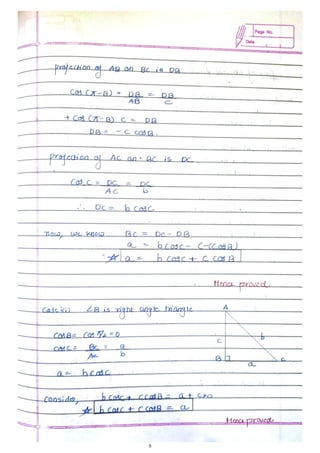 HSC Maths Important Theorems .pdf HSC Maths Important Theorems | PDF