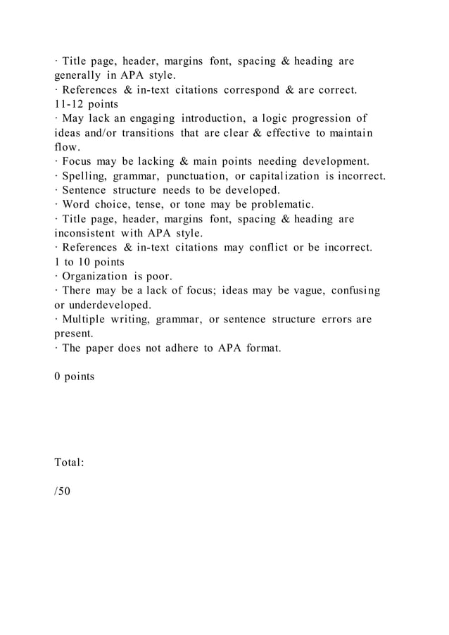 HSCO 511Group Leading Proposal Grading Rubric Criteria | PDF