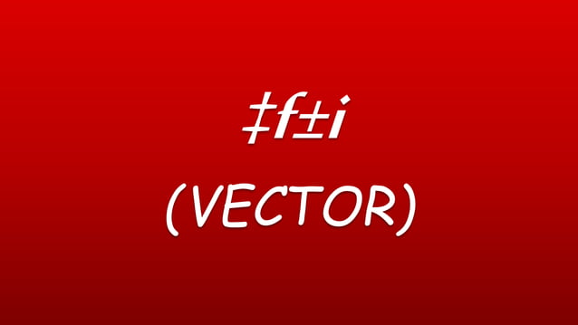 HSC Physics - Vector: Lecture 1 | PPSX