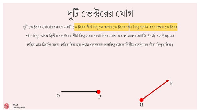 HSC Physics - Vector: Lecture 1 | PPSX