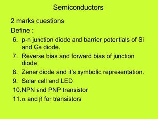 Hsc physics revision for semiconductors and communication | PPSX