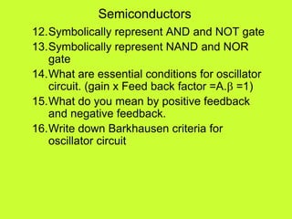 Hsc physics revision for semiconductors and communication | PPSX