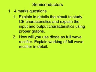 Hsc physics revision for semiconductors and communication | PPSX