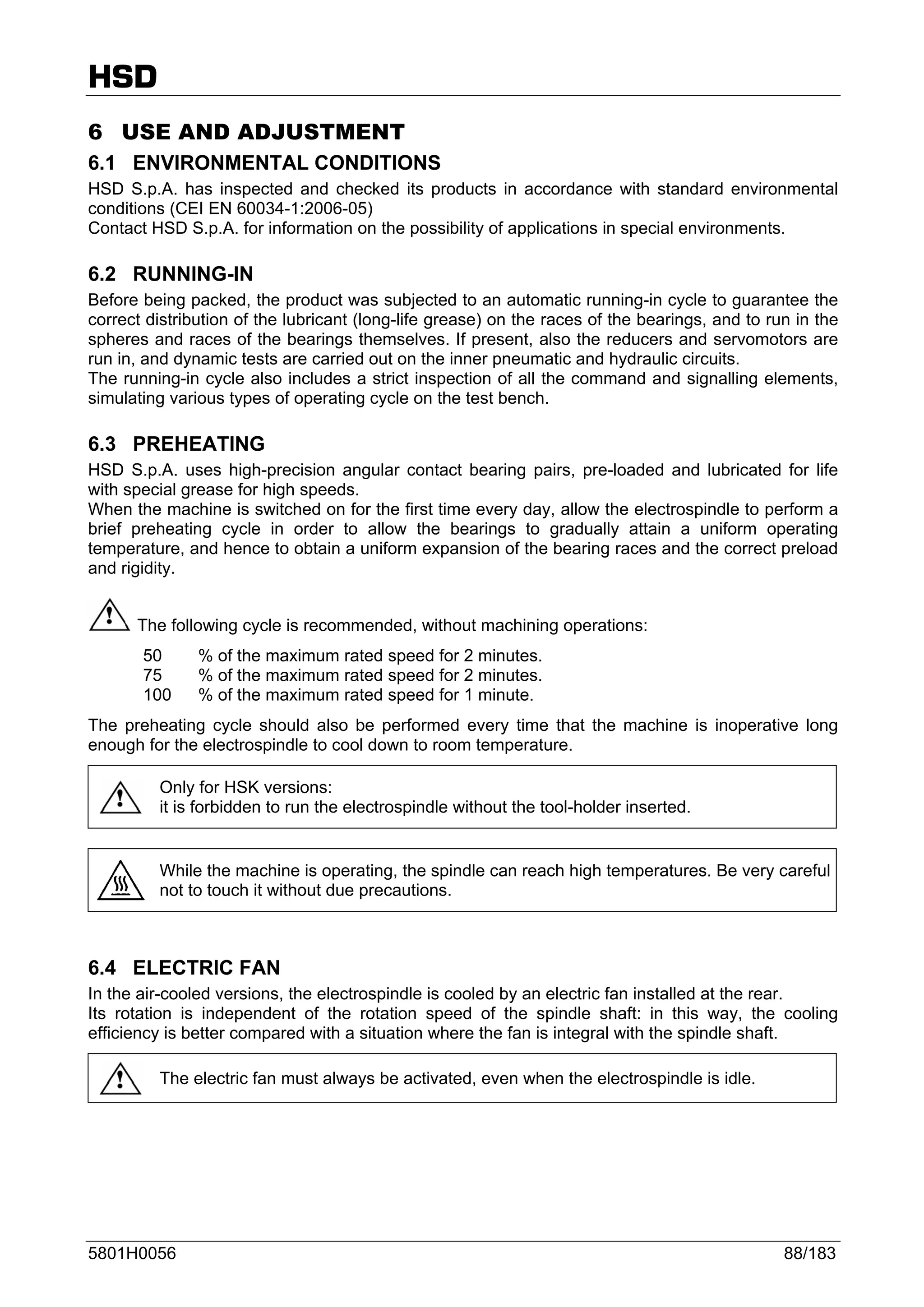Hsd spindle-manual es929-es919-es915-english | PDF