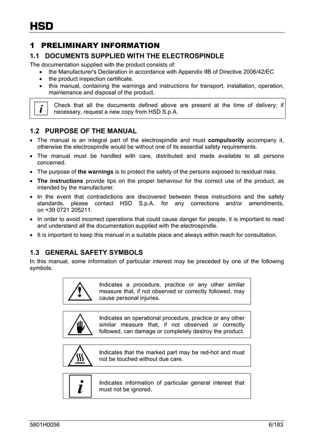 Hsd spindle-manual es929-es919-es915-english | PDF | Computer Software ...