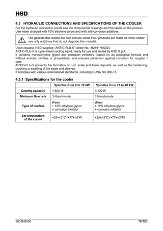 Hsd spindle-manual es929-es919-es915-english | PDF