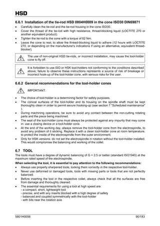 Hsd spindle-manual es929-es919-es915-english | PDF