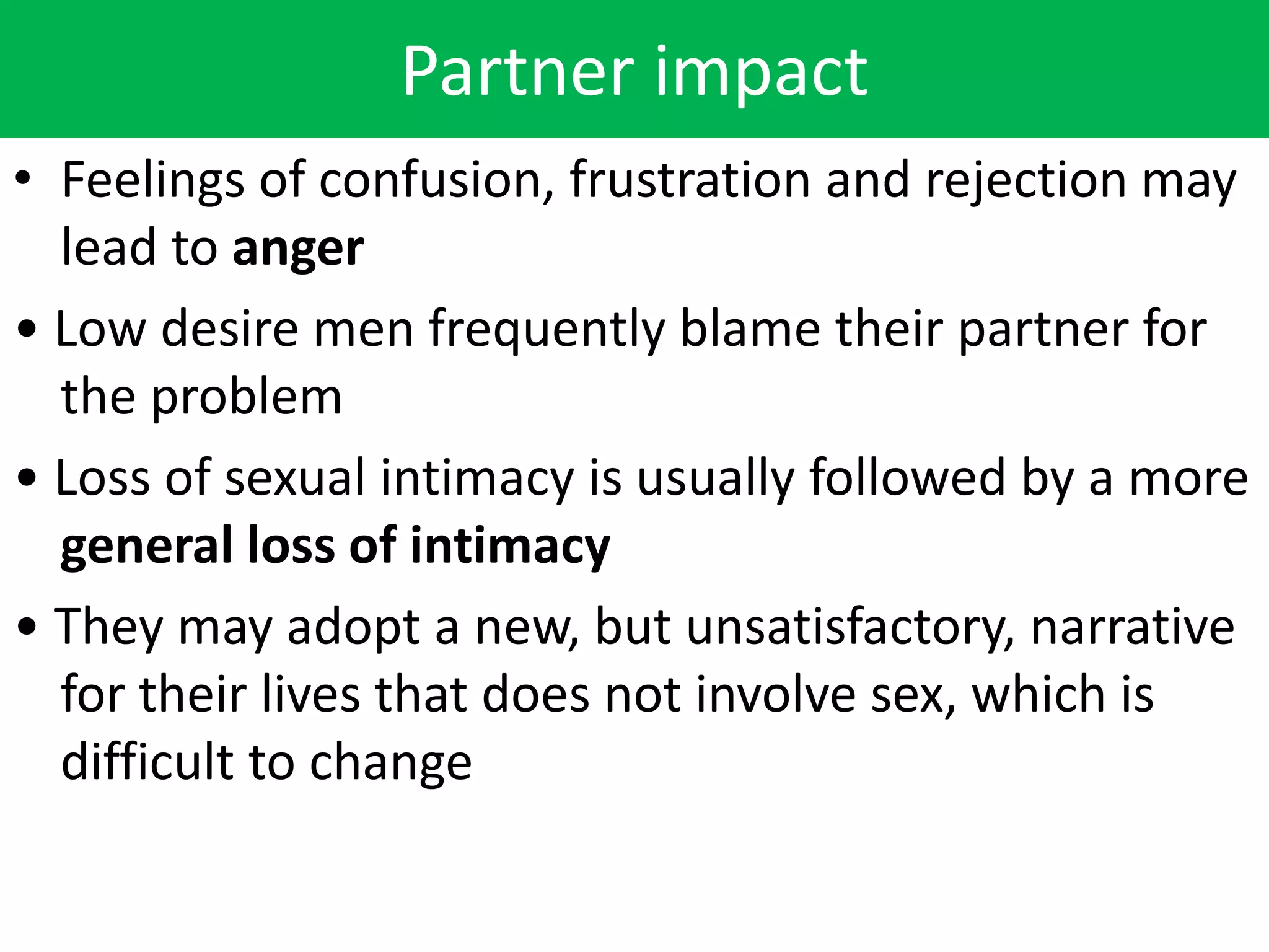 Hypoactive Sexual Desire Disorder (HSDD) in Men | PPTX