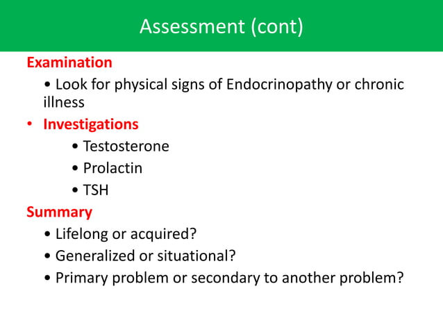 Hypoactive Sexual Desire Disorder (HSDD) in Men | PPTX