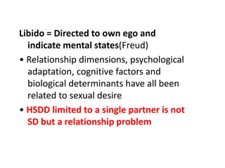 Hypoactive Sexual Desire Disorder (HSDD) in Men | PPTX