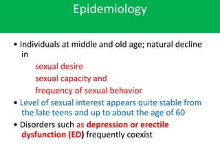Hypoactive Sexual Desire Disorder (HSDD) in Men | PPTX