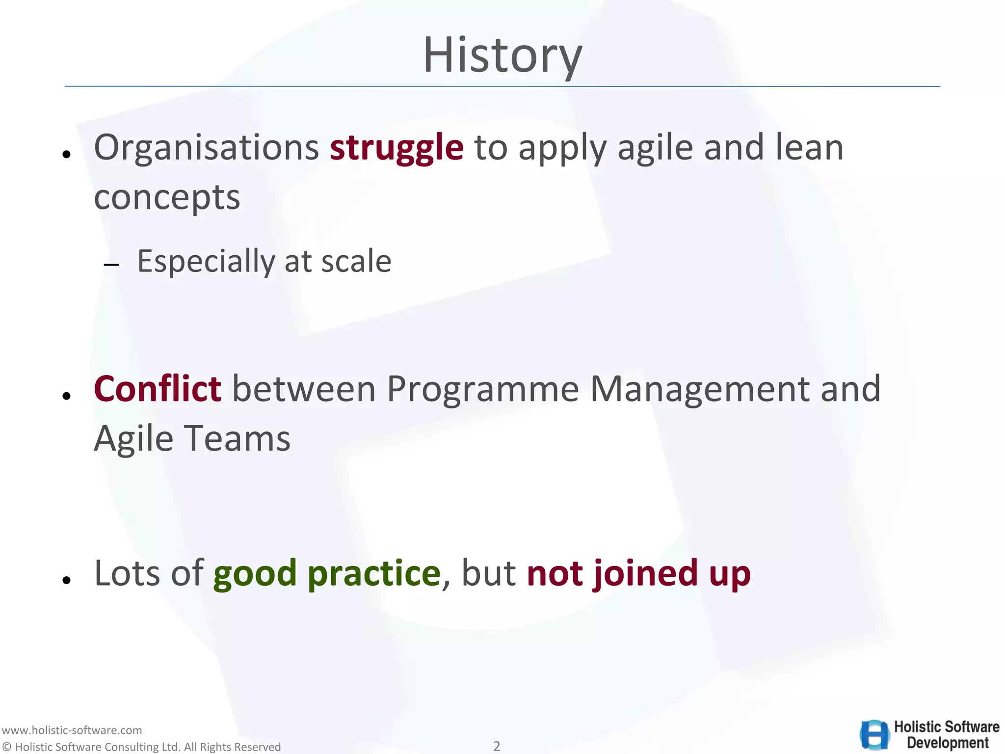 Introduction to Holistic Software Development | PPTX | Computer ...