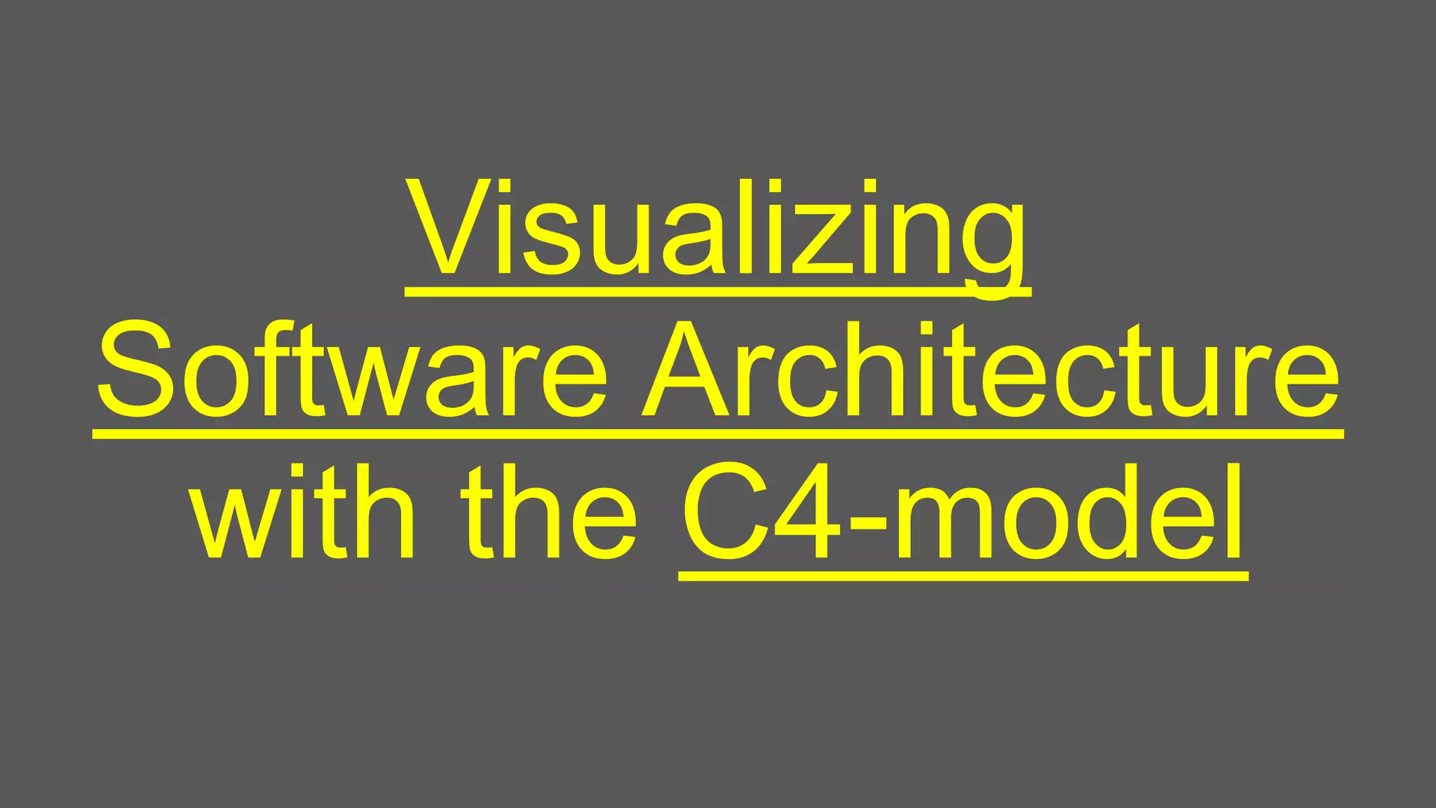 Visualizing Software Architecture With C4 Model Pptx Graphics
